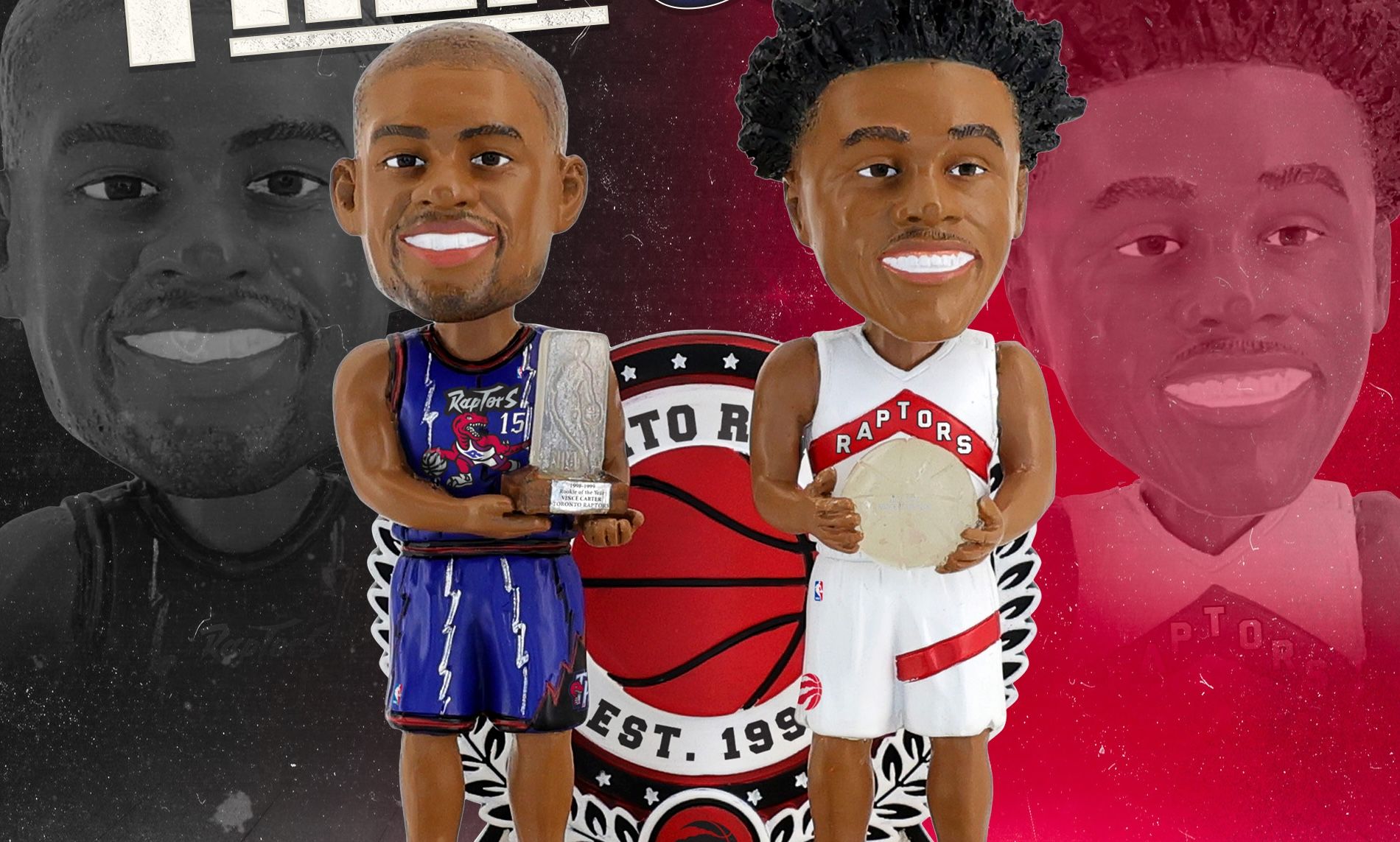 FOCO Selling Raptors History Bobblehead Of Vince Carter & Scottie Barnes