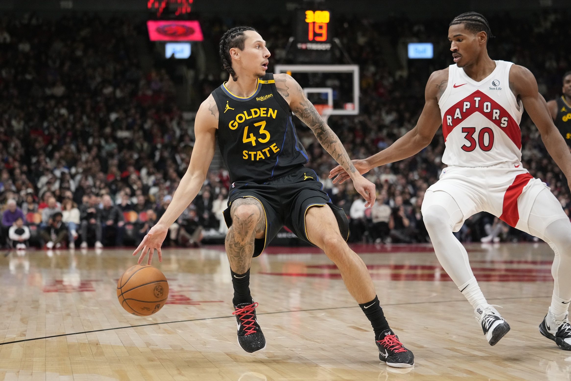 Agbaji and Barnes Lead Raptors to 104-101 Victory Over Warriors ...