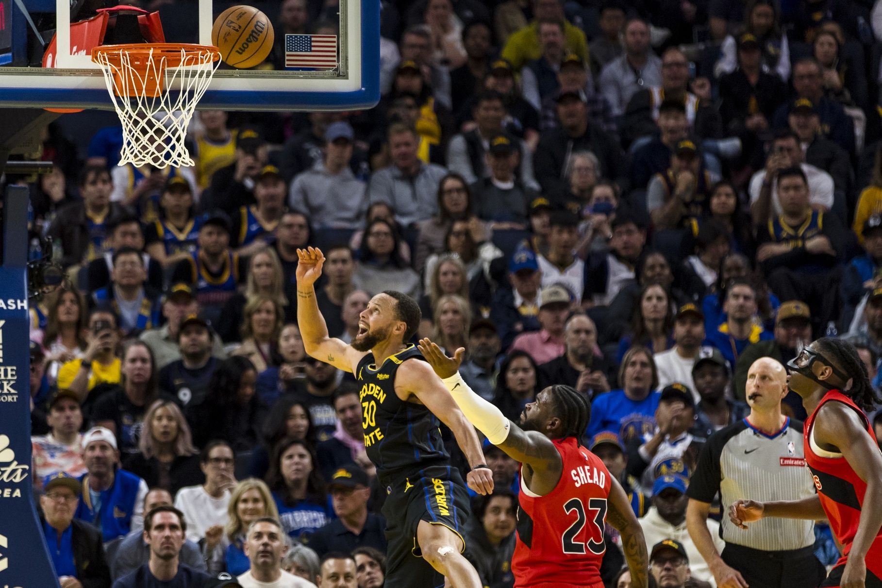 Butler Records Triple-Double as Warriors Edge Raptors 117-114; Curry ...