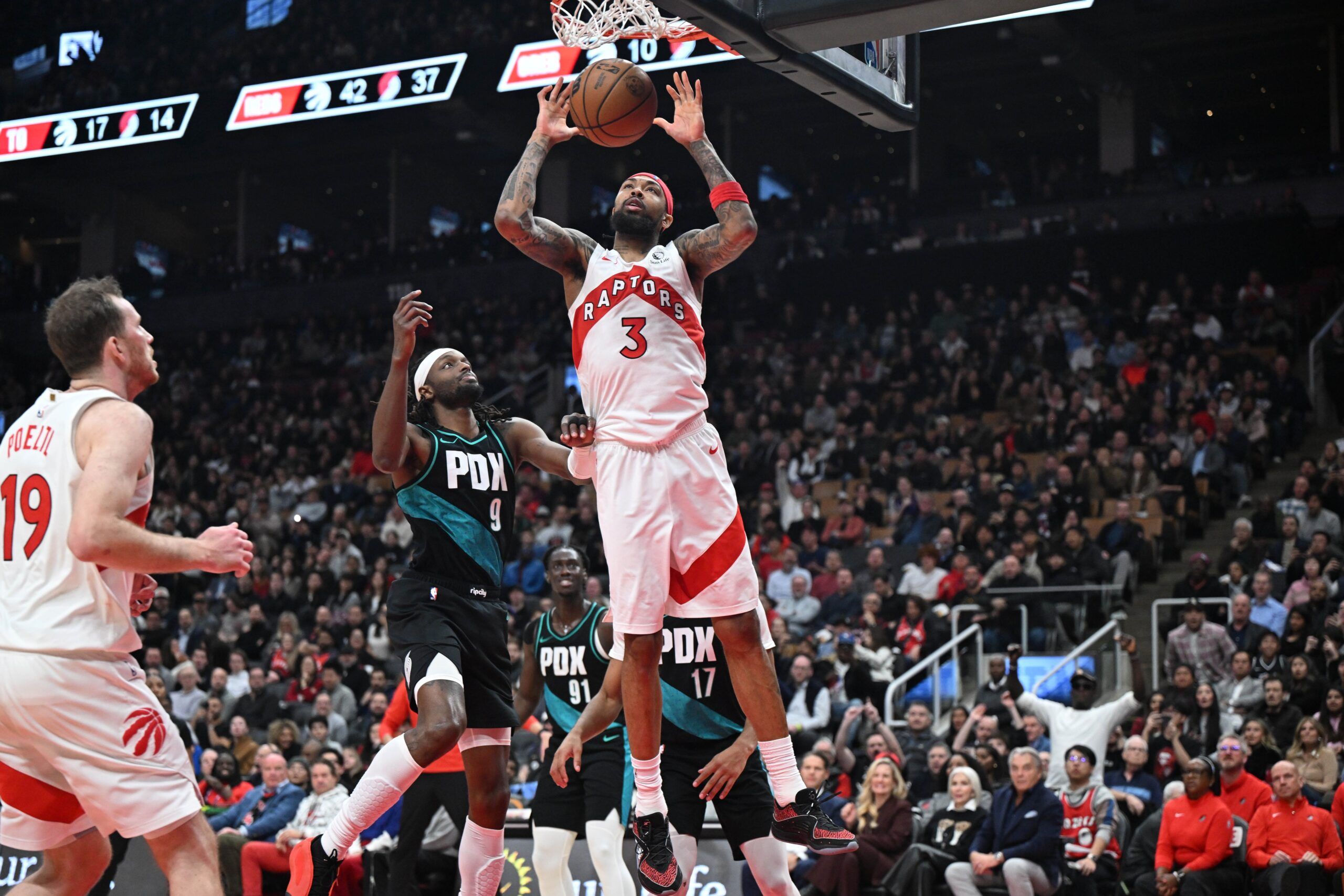 Barnes Drops 28 as Raptors Outlast Trail Blazers 121–118 - Raptors Nation